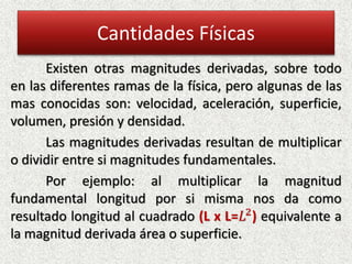 Magnitudes físicas | PPTX