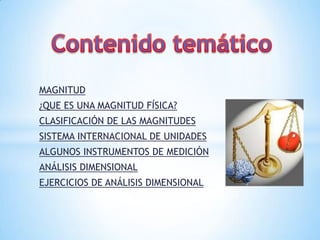 Magnitudes fisicas 2ygv | PPTX