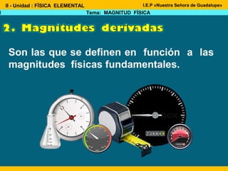 Magnitudes físicas | PPT