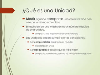 Magnitudes y unidades | PPTX