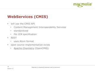 Magnolia CMS 5.0 - Architecture | PPT