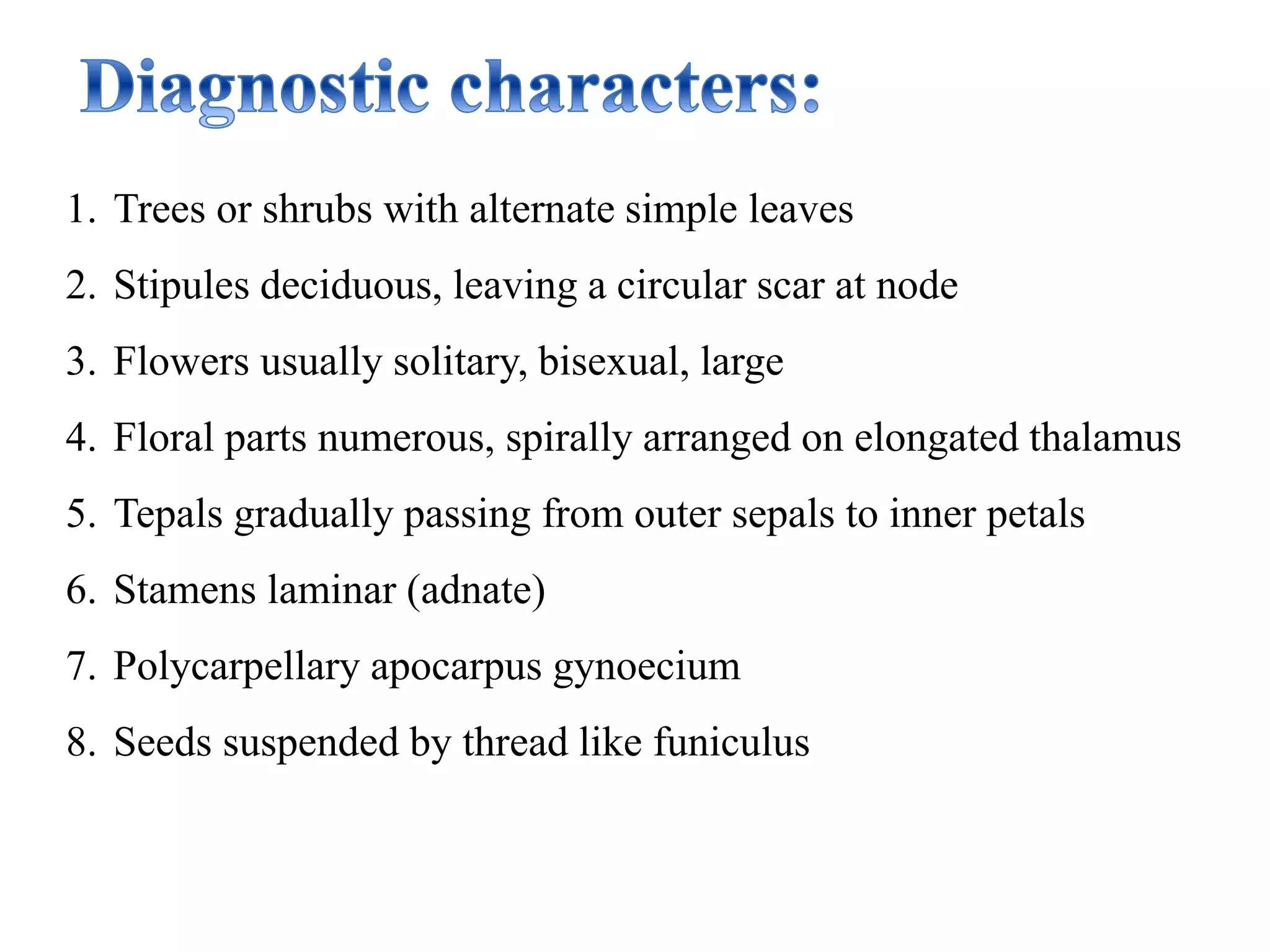 Family Magnoliaceae | PPTX