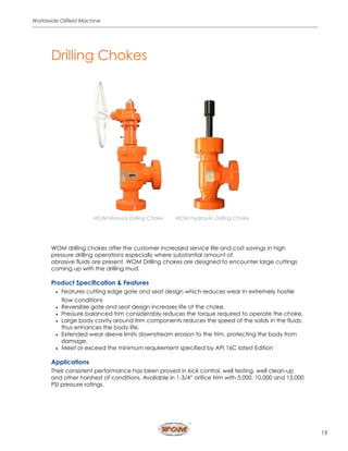 Magnum Choke, Magnum Choke Surface Equipment - WOM Group | PDF