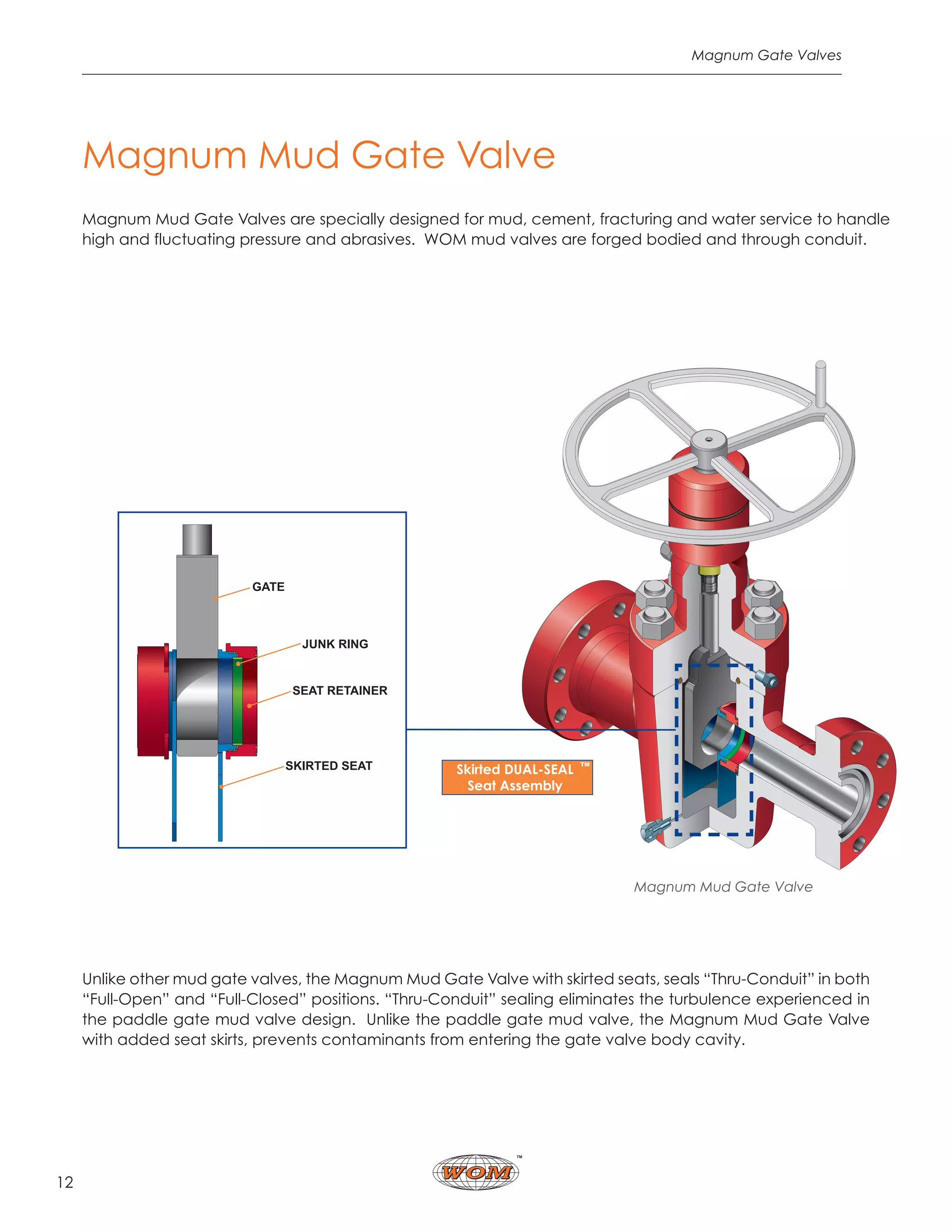 Magnum Mud Gate Valve, Mud Gate Valves - Worldwide Oilfield Machine | PDF