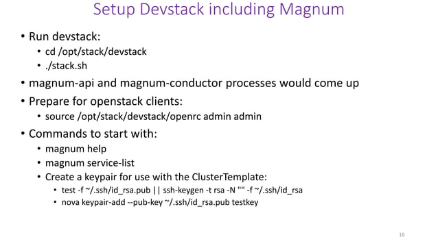 Openstack Magnum: Container-as-a-Service | PPTX | Cloud Computing ...