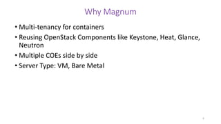 Openstack Magnum: Container-as-a-Service | PPTX | Cloud Computing ...