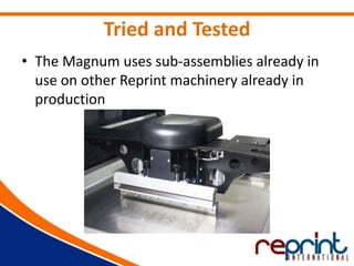 Reprint - Magnum Large Board LED In-line Screen Pinter | PPT