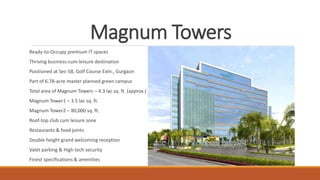 Magnum Towers | PPTX
