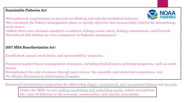 Magnuson stevens act | PPT