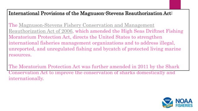 Magnuson stevens act | PPT