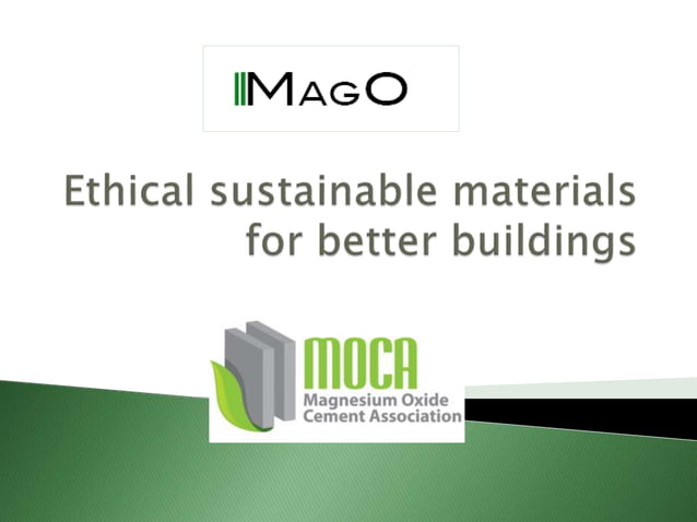 MagO introduction to MgO cement boards | PPT