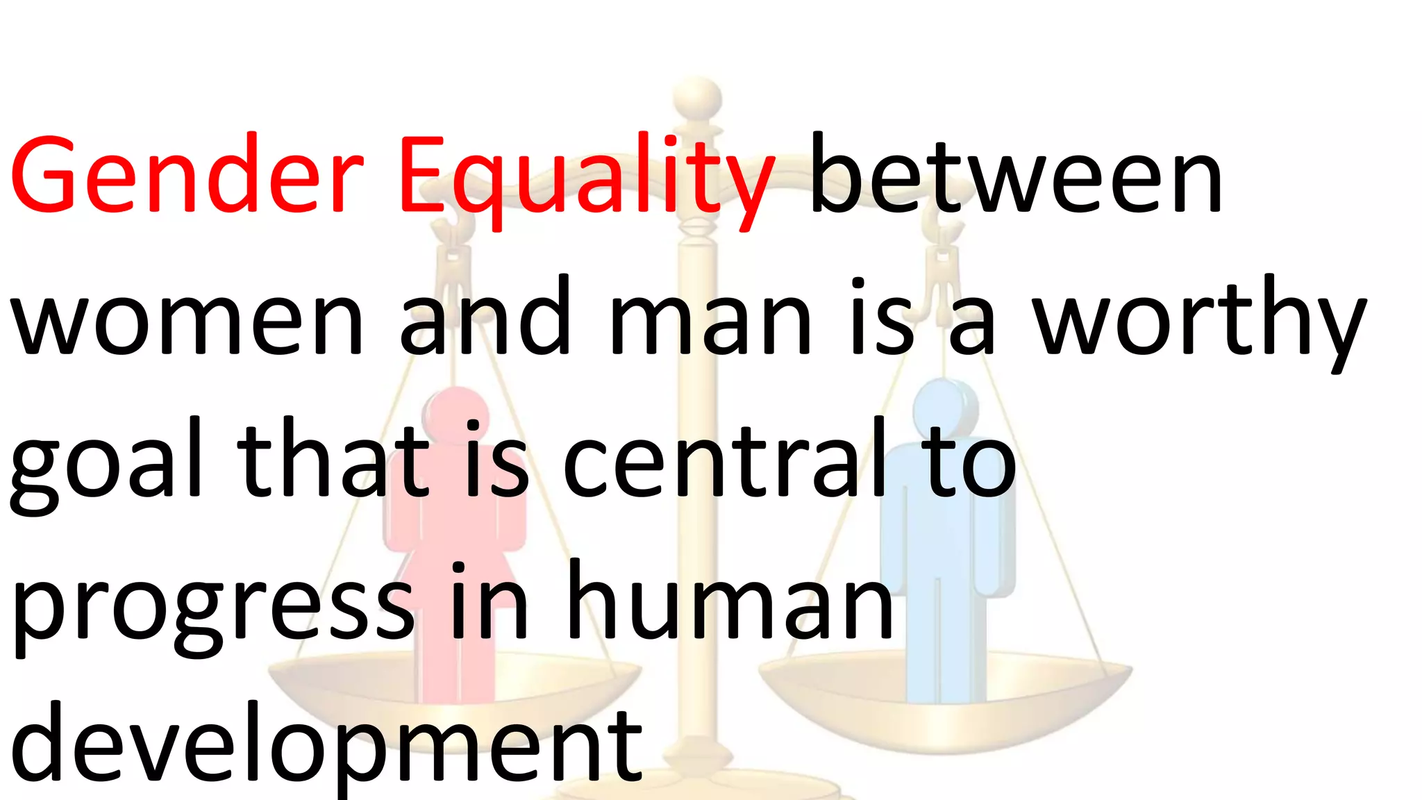 Gender and Development | PPTX
