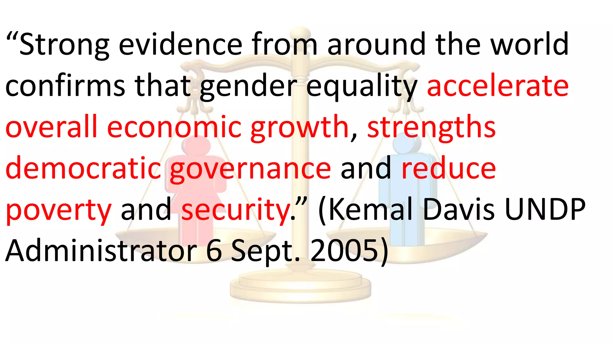 Gender and Development | PPTX