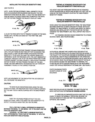 Mag Probe Operation Instructions | PDF | Physics | Science