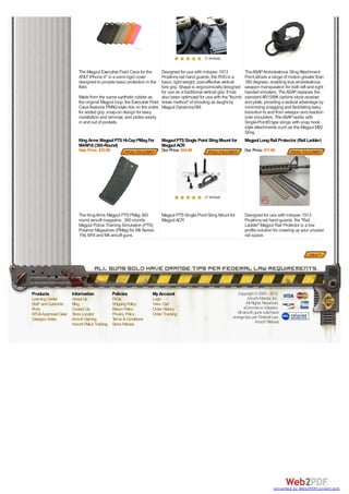 Magpul pts | PDF | Arms & Ammunition | Sensitive Topics