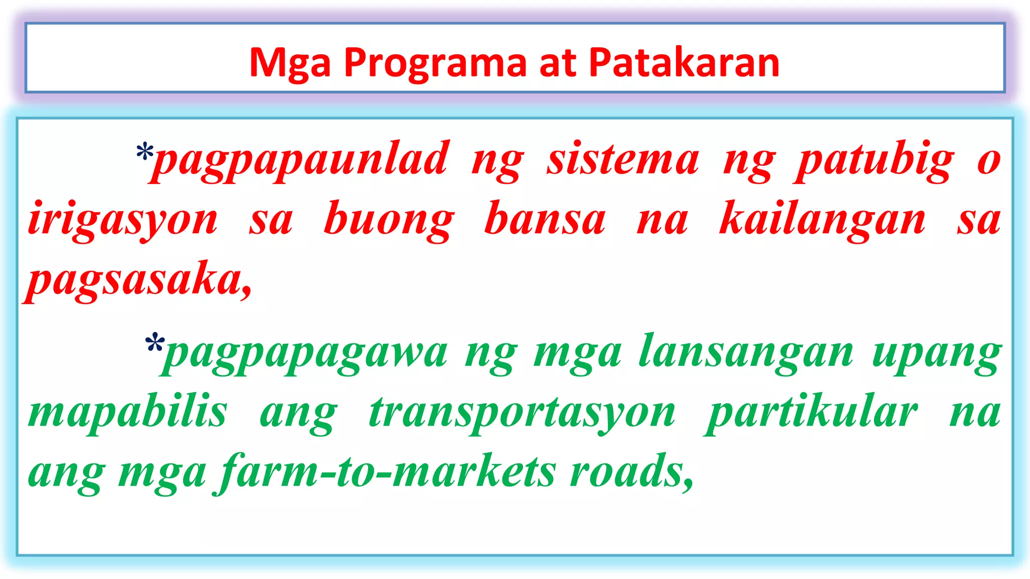 Panunungkulan ni Magsaysay | PPT