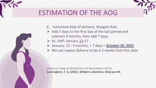 Prenatal Care In Obstetrics and Gynecology | PDF