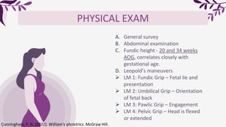 Prenatal Care In Obstetrics and Gynecology | PDF