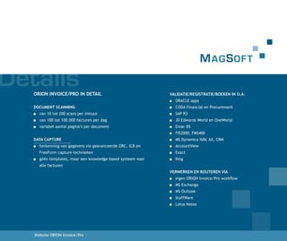 MagSoft Orion Invoicepro | PDF