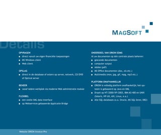 MagSoft Orion Invoicepro | PDF