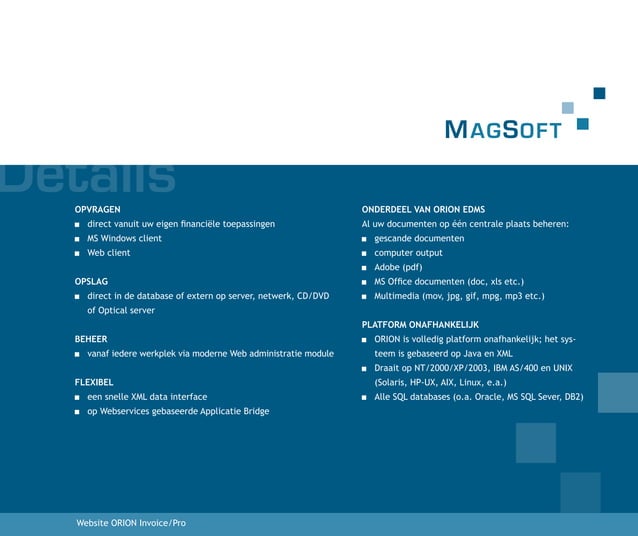 MagSoft Orion Invoicepro | PDF