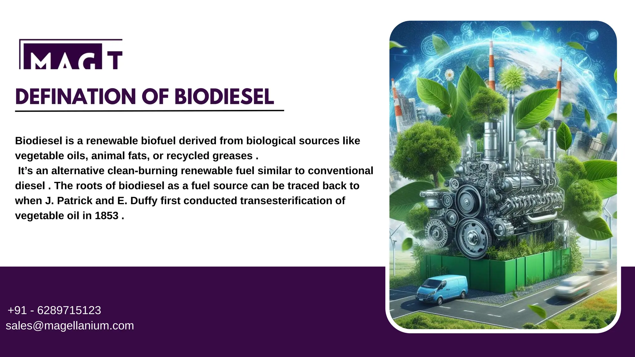 Biodiesel Business Insights by Magellanium Technology Kolkata | PPTX