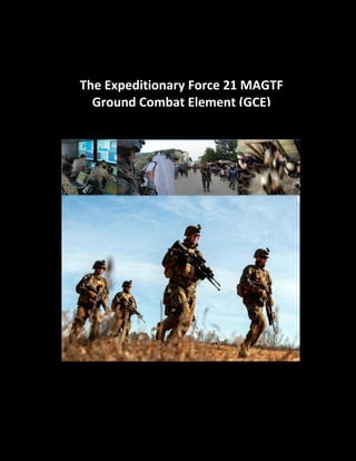 USMC Expeditionary Force 21 MAGTF Ground Combat Element (2015) | PDF ...