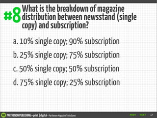 Parthenon Magazine Trivia Game | PPT