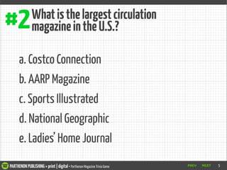 Parthenon Magazine Trivia Game | PPT