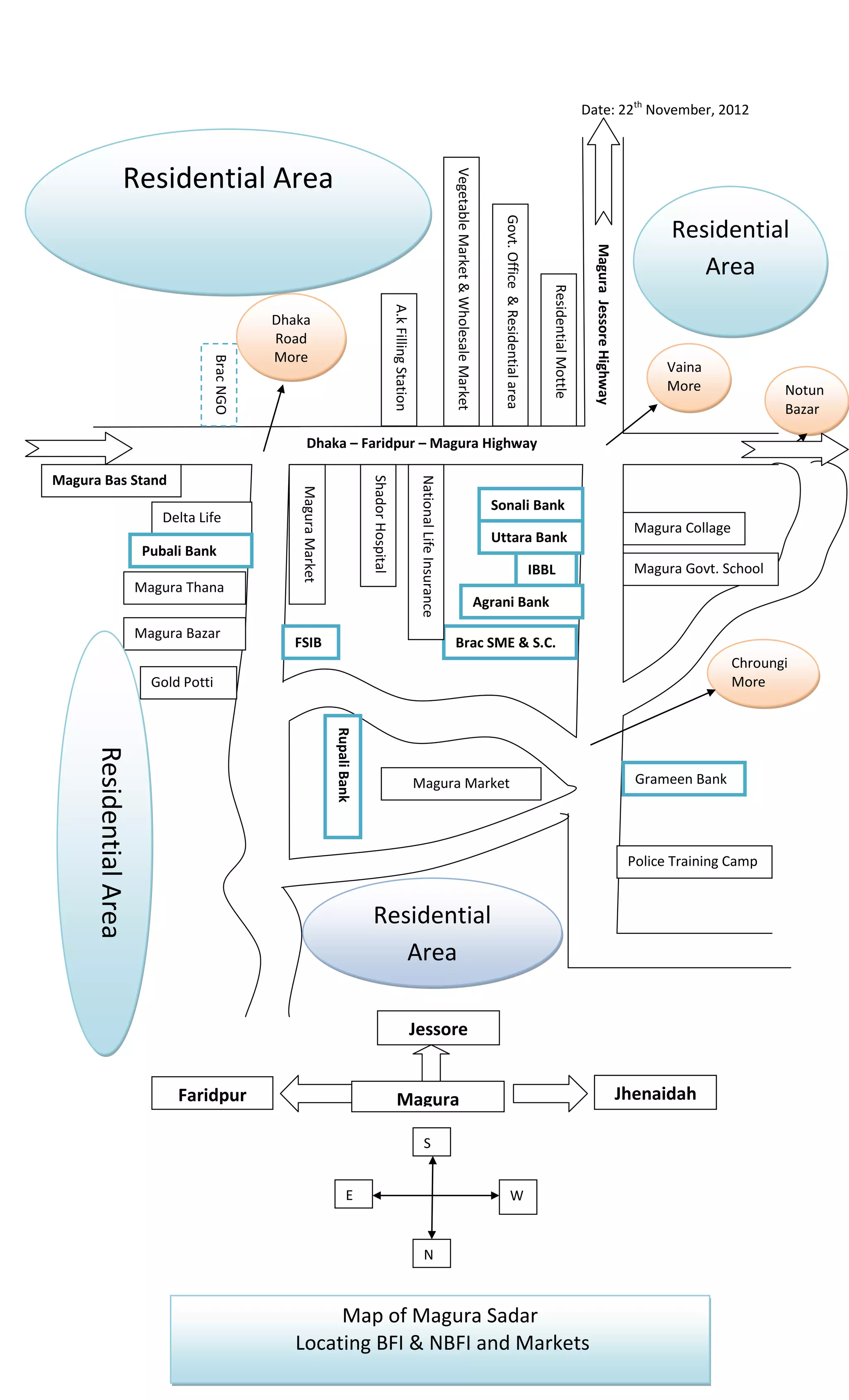 Magura road wise map | PDF