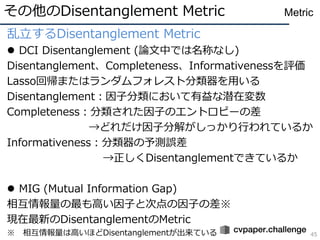 Disentanglement Survey:Can You Explain How Much Are Generative models ...