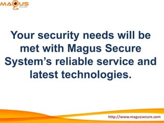 Magus secure ppt | PPSX