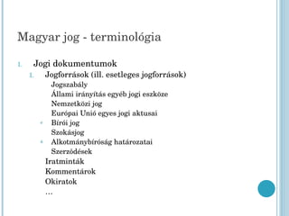 Magyar Jog | PPT