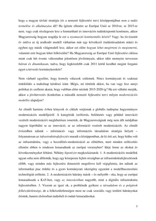 Magyarország Jövőképe a Poszt-Információs Korra - Varga Csaba | PDF