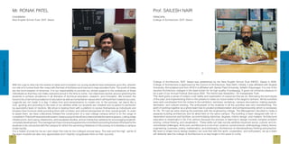 College of Architecture - SVIT Vasad Magazine 2022 | PDF