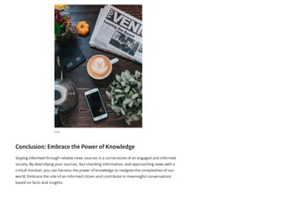 News: Staying Informed in a Dynamic World | PDF