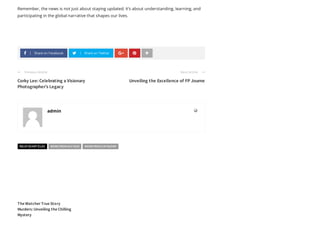 News: Staying Informed in a Dynamic World | PDF