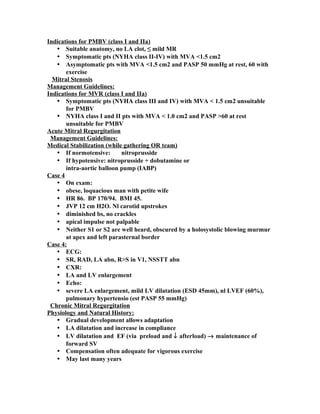 Valvular Heart Disease | PDF