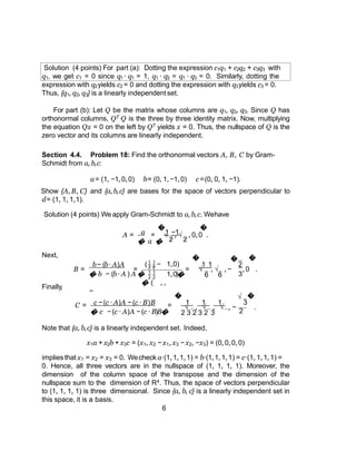 Linear Algebra Assignment help | PDF