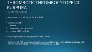 MICROANGIOPATHIC HEMOLYTIC ANEMIA | PPTX