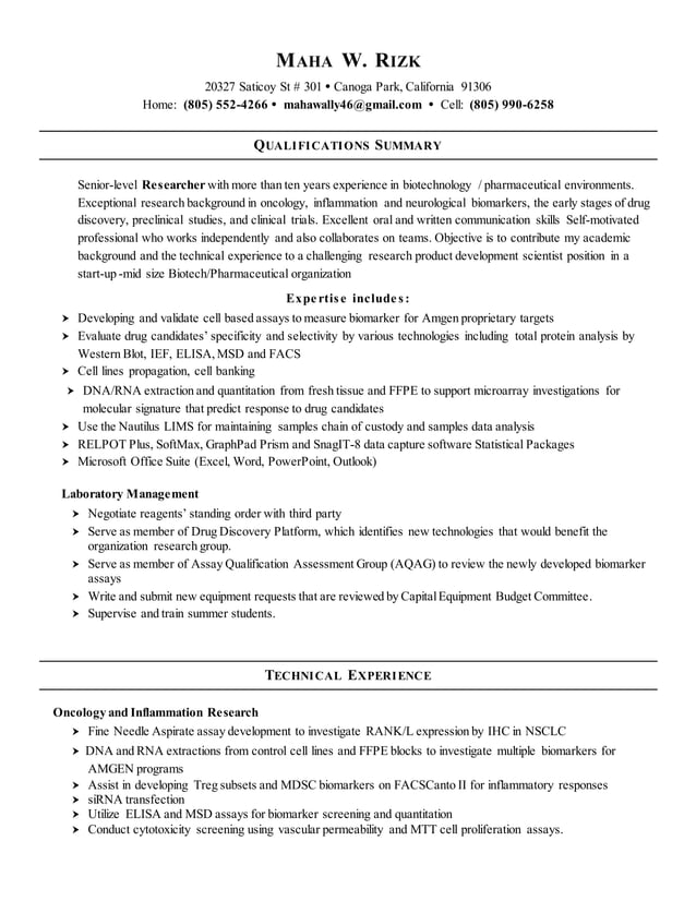 Maha cv-linkedin-06 june2015 | PDF