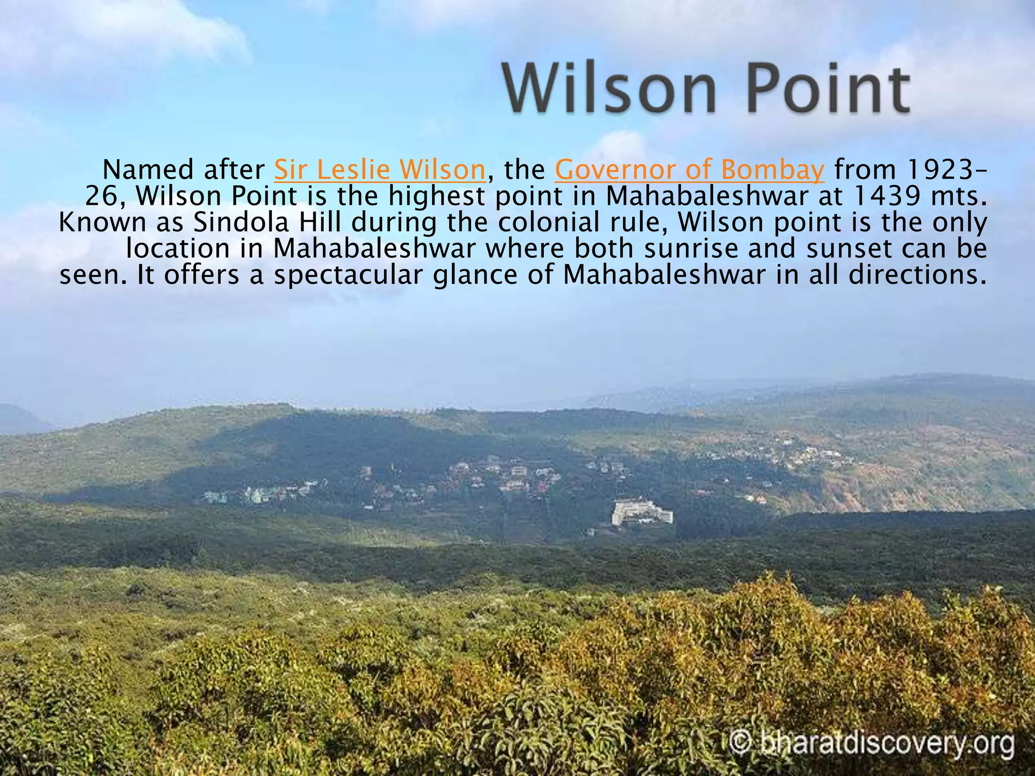 Mahabaleshwar tourist spot | PPSX