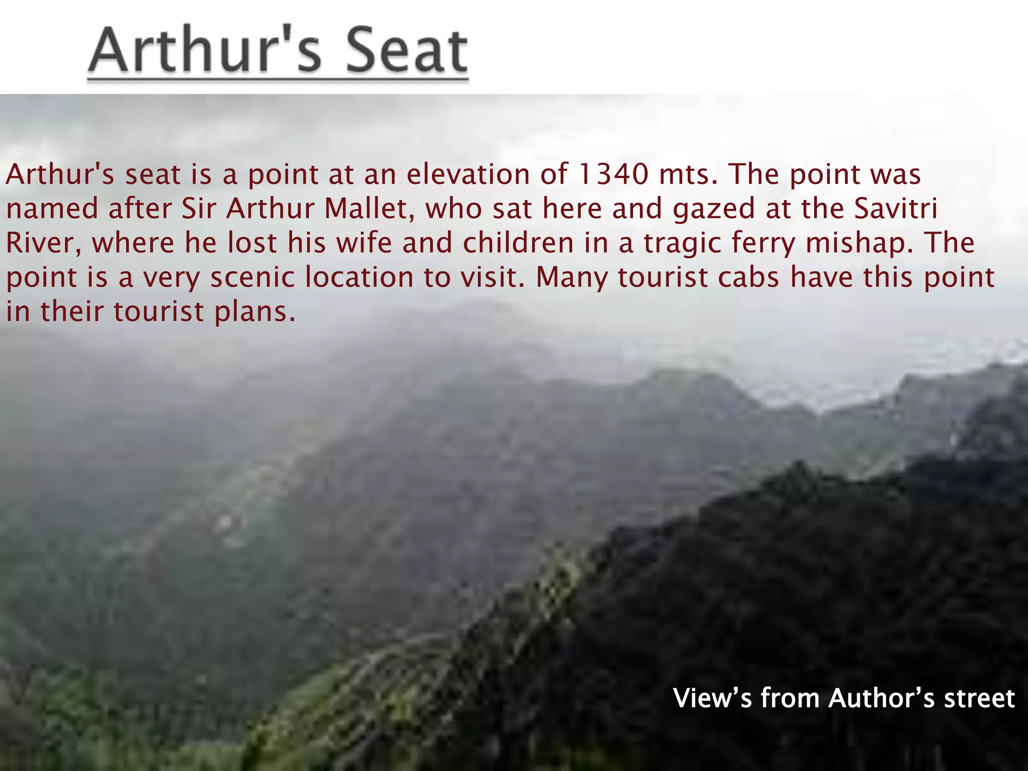 Mahabaleshwar tourist spot | PPSX