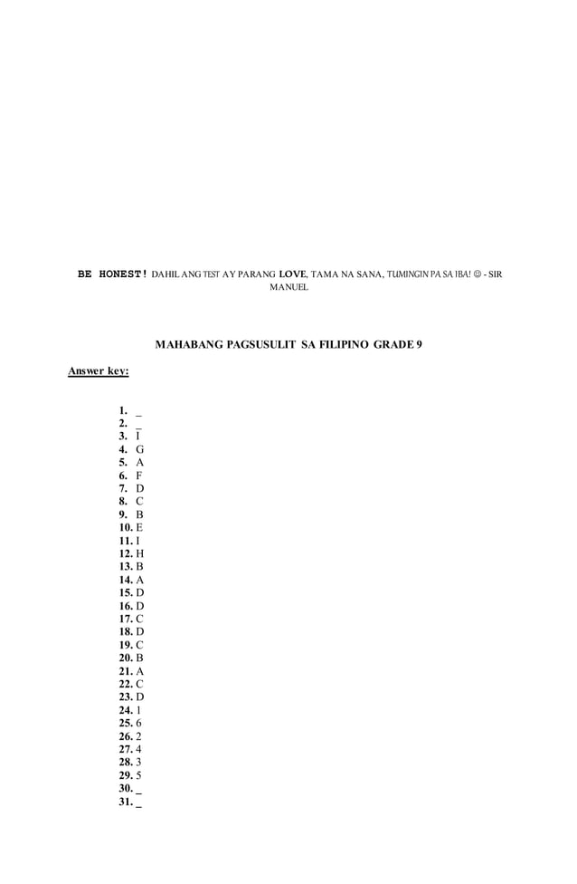 Mahabang pagsusulit sa_filipino_10 | DOC