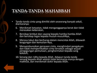 Mahabbah atau hub | PPTX