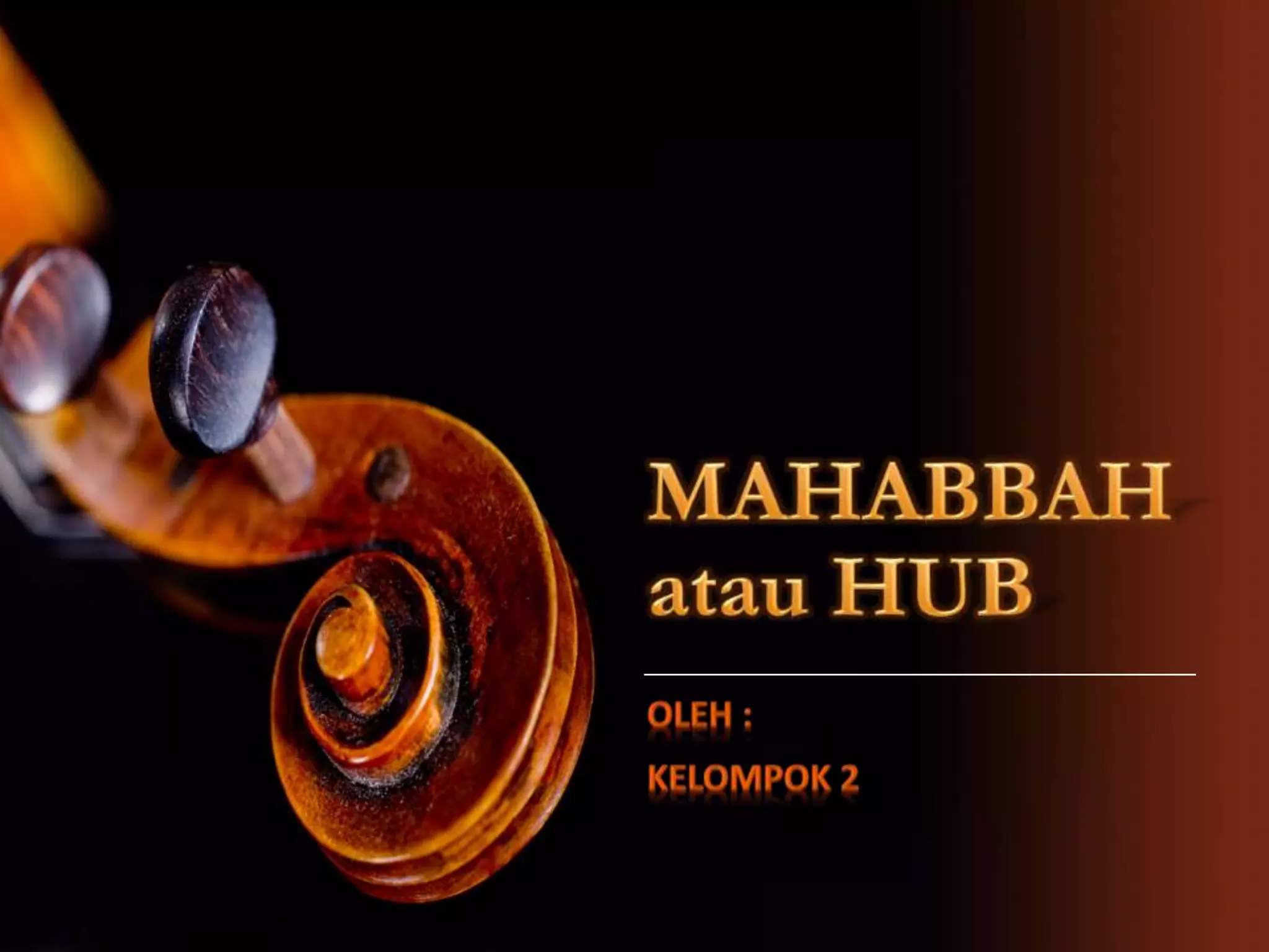 Mahabbah atau hub | PPT