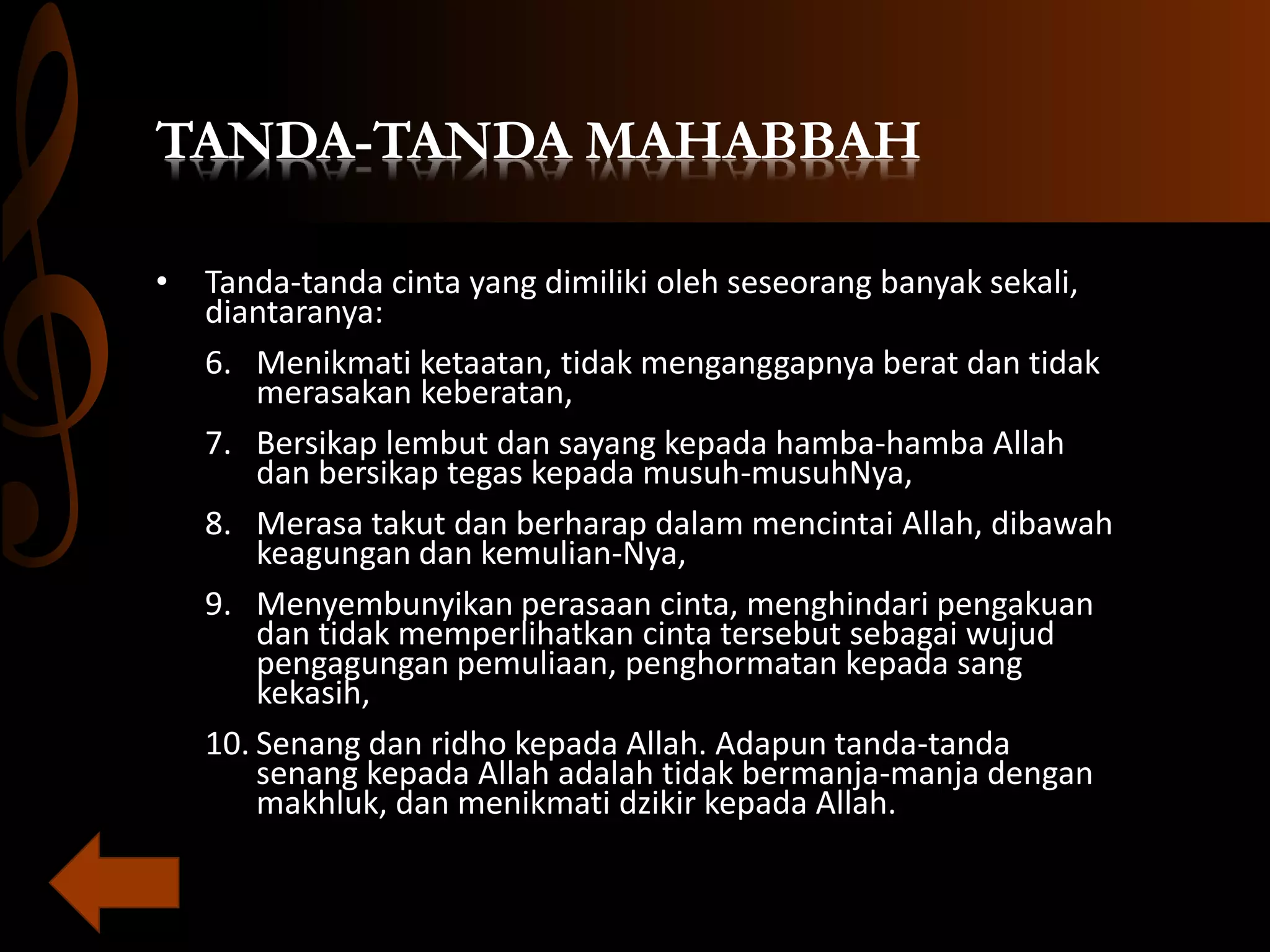 Mahabbah atau hub | PPTX