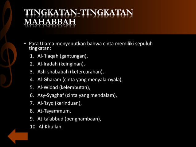 Mahabbah atau hub | PPTX