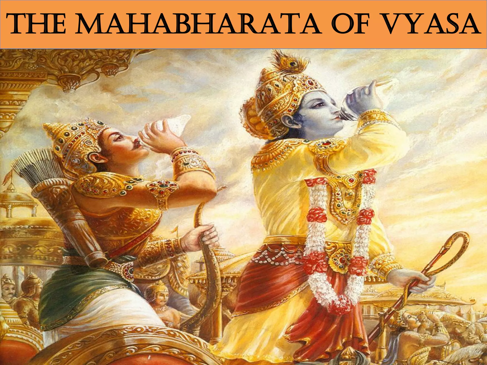 Summary of the Mahabharata of Vyasa | PDF
