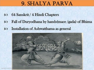 Summary of the Mahabharata of Vyasa | PDF